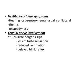 Acoustic neuroma | PPT