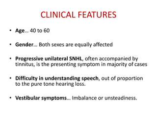 Acoustic Neuroma causing hearing loss.pptx