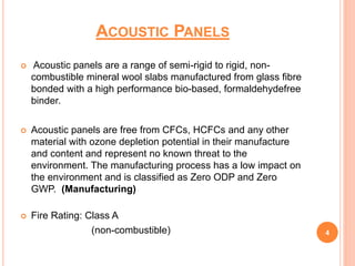 Acoustic panels ppt | PPTX
