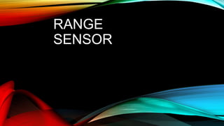 Acoustic & Range Sensors - Industrial Robotics.pptx