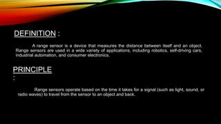 Acoustic & Range Sensors - Industrial Robotics.pptx
