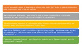 Acoustic rhinometry | PPT