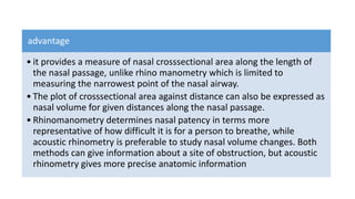 Acoustic rhinometry | PPT
