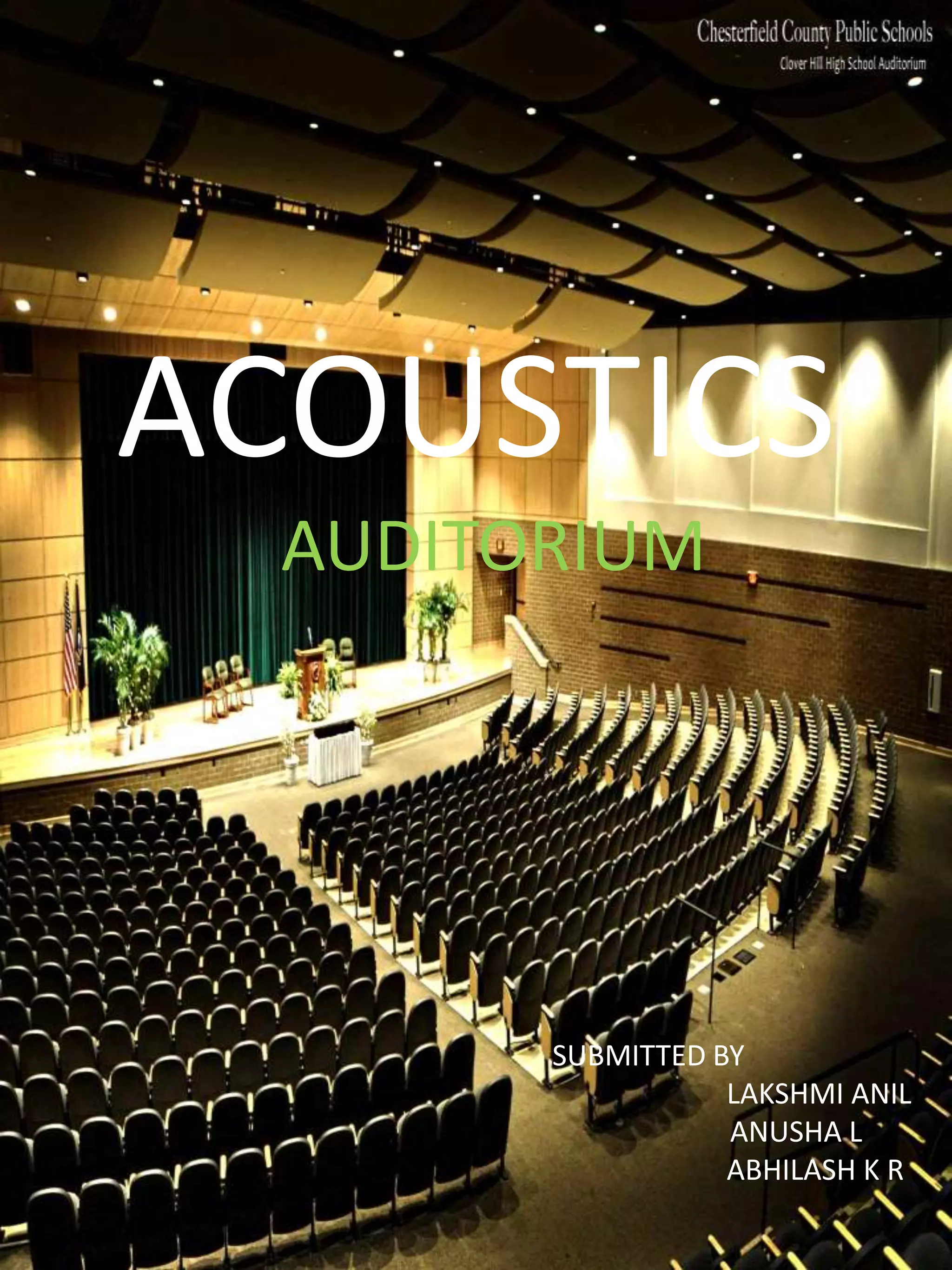 Acoustics | PPTX