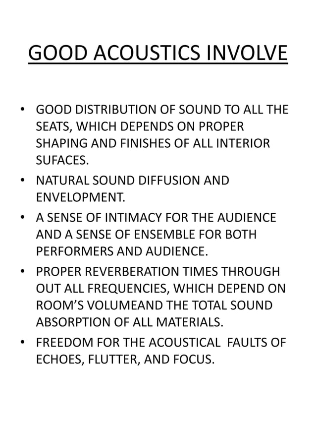 Acoustics | PPTX