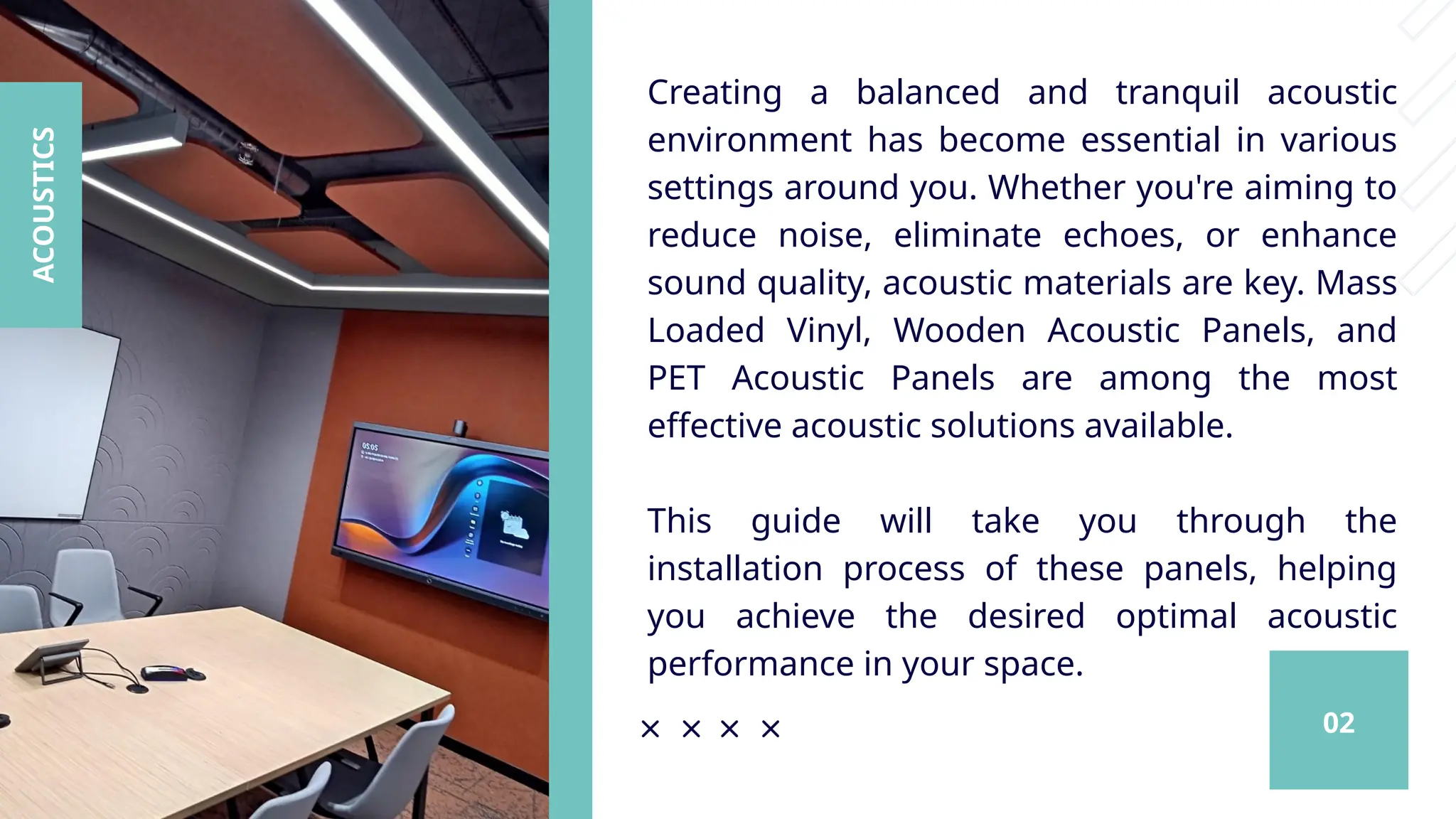 A Step-by-Step Approach to Acoustic Materials Installation | PPTX