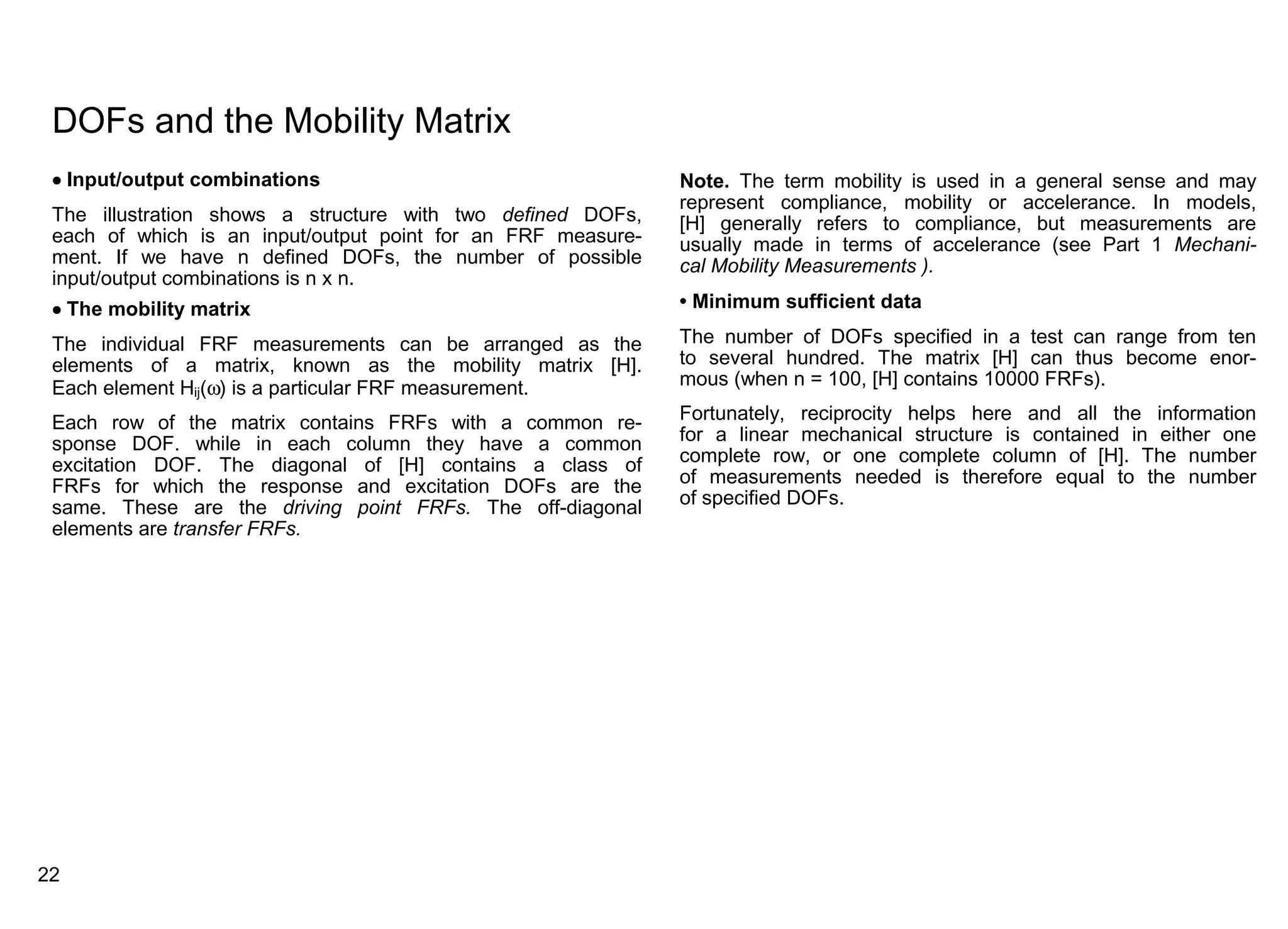 Acoustics and vibrations mechanical measurements - structural testing ...