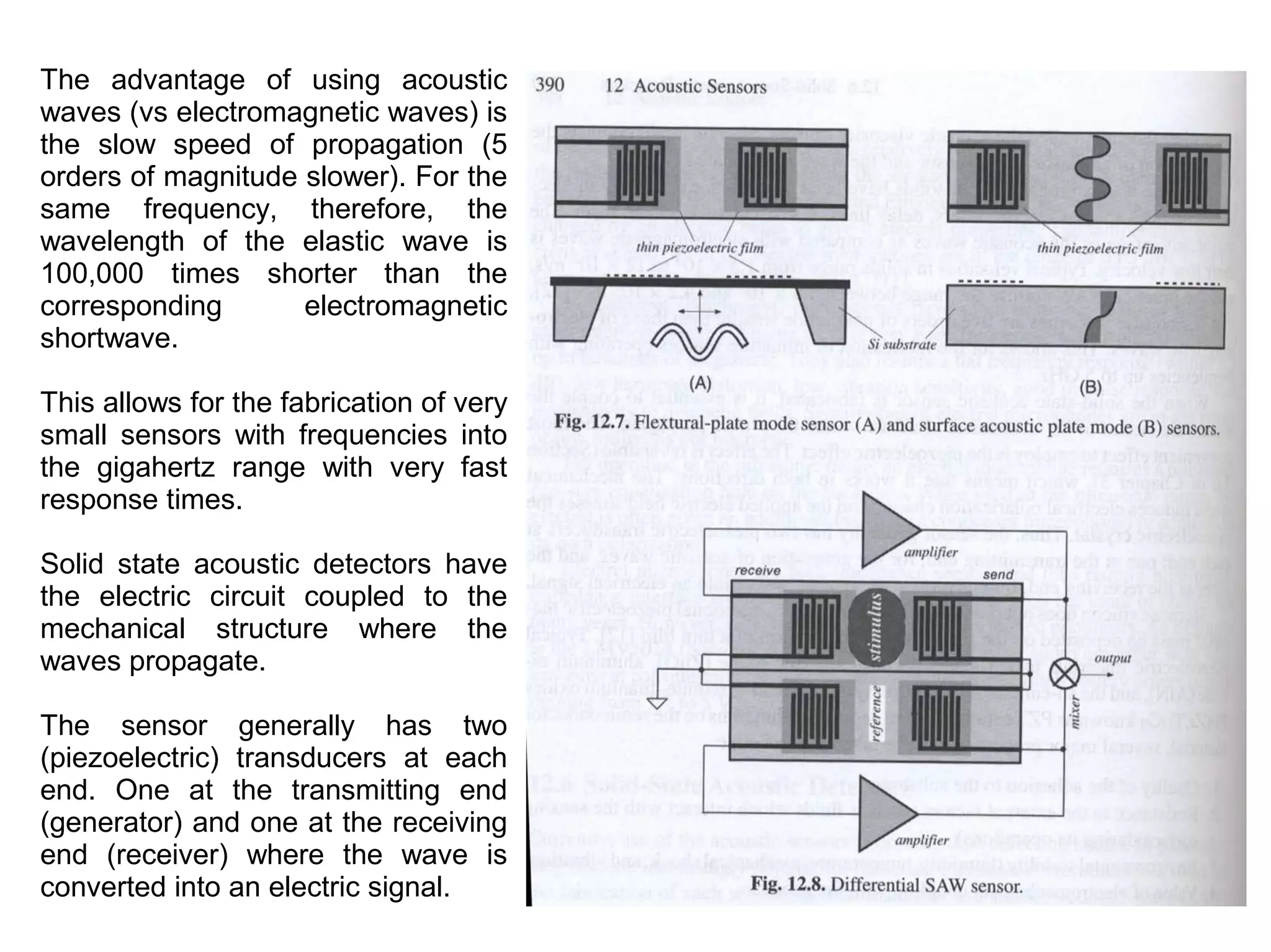 Acoustic sensors | PDF
