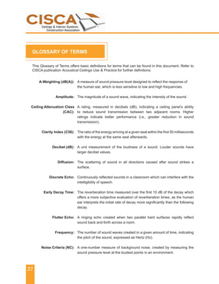 Acoustics in schools cisca | PDF