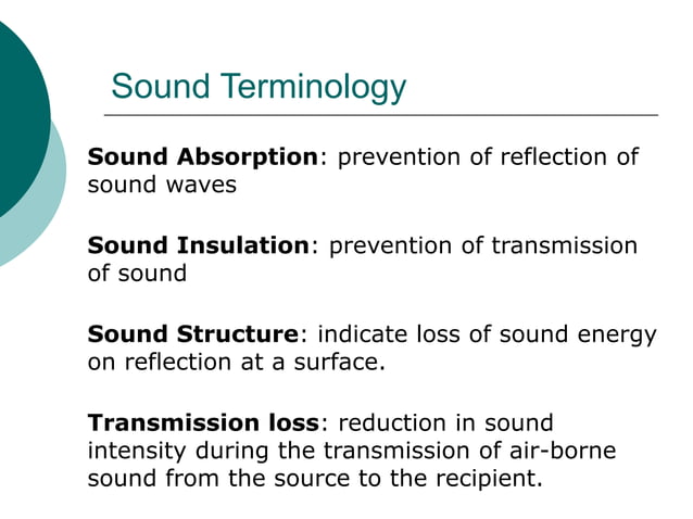 Acoustics of buildings | PPTX | Remodeling & Construction | Home & Garden