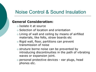 Acoustics of buildings | PPTX