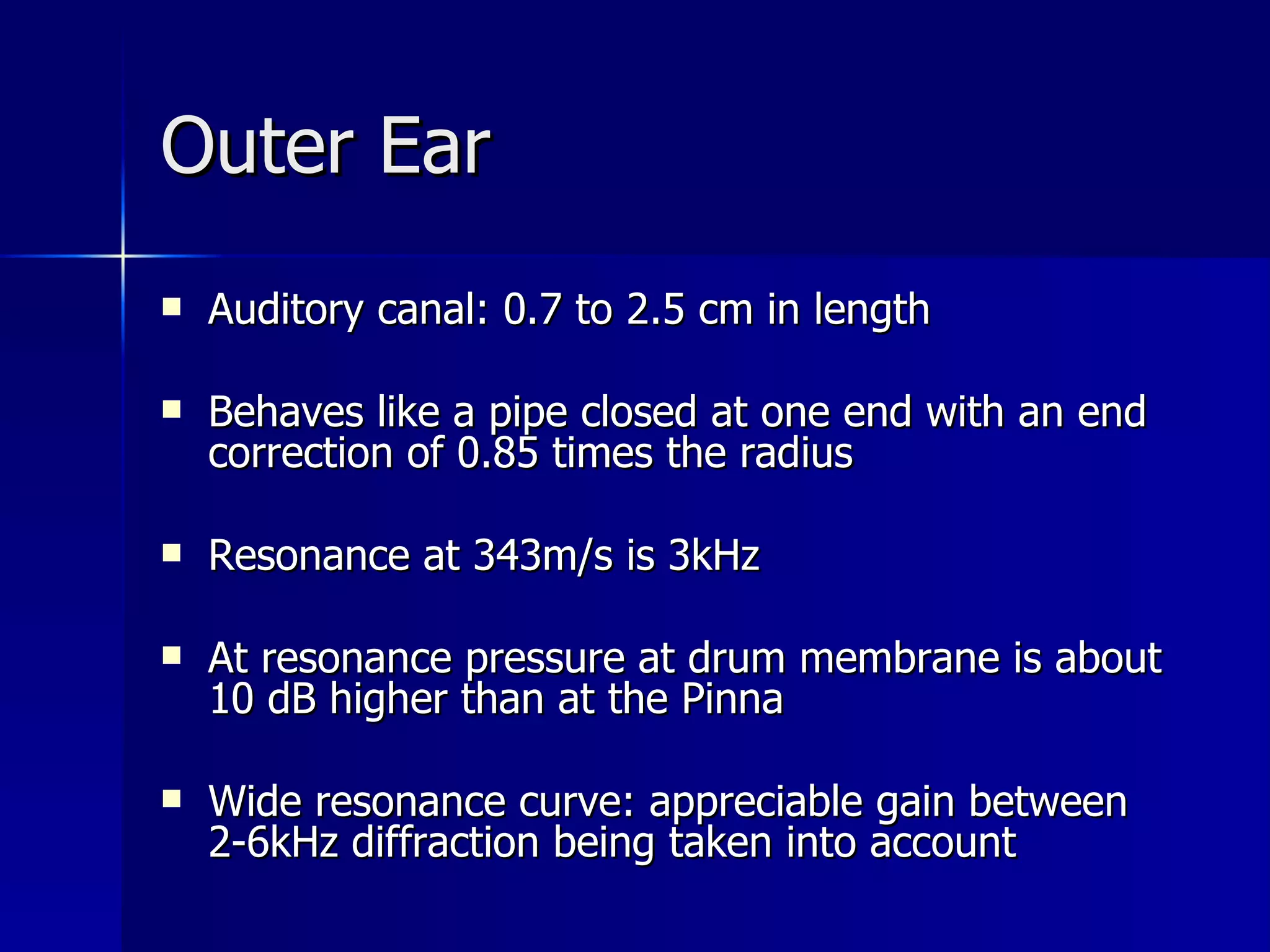 Acoustics of the Ear: The Hearing Mechanism | PPT