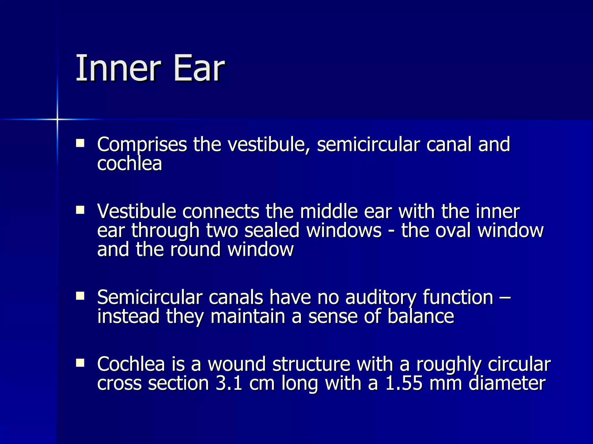 Acoustics of the Ear: The Hearing Mechanism | PPT