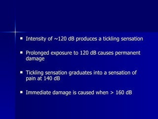 Acoustics of the Ear: The Hearing Mechanism | PPT