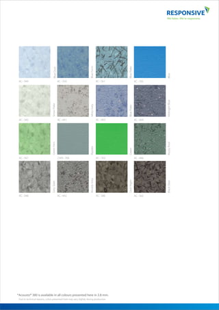Acoustic Vinyl flooring | PDF