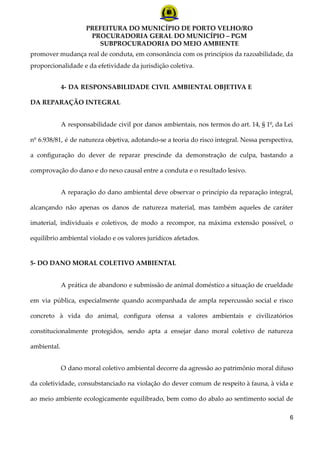 ACP - Benchimol.pdf Porto Velho processa Bemol por abandono animal | PDF
