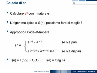 Algoritmi e Calcolo Parallelo 2012/2013 - Tecniche di Analisi | PPTX