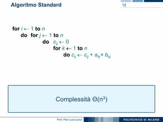 Algoritmi e Calcolo Parallelo 2012/2013 - Tecniche di Analisi | PPTX