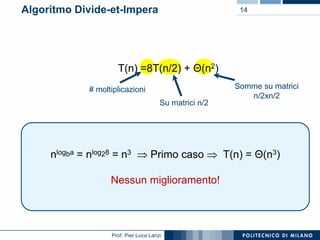 Algoritmi e Calcolo Parallelo 2012/2013 - Tecniche di Analisi | PPTX