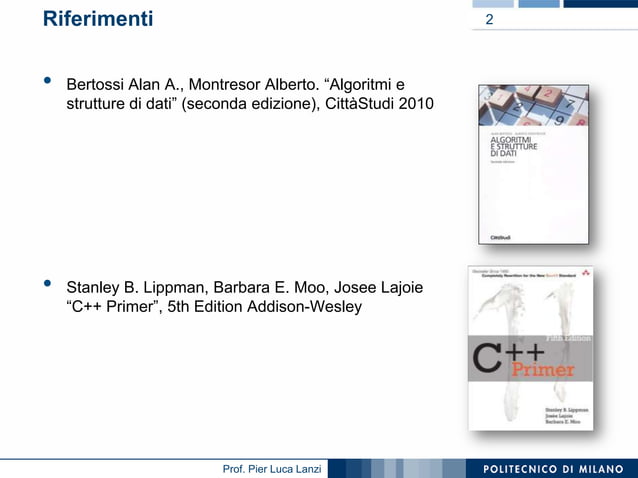 Algoritmi e Calcolo Parallelo 2012/2013 - Algoritmi e Strutture Dati ...