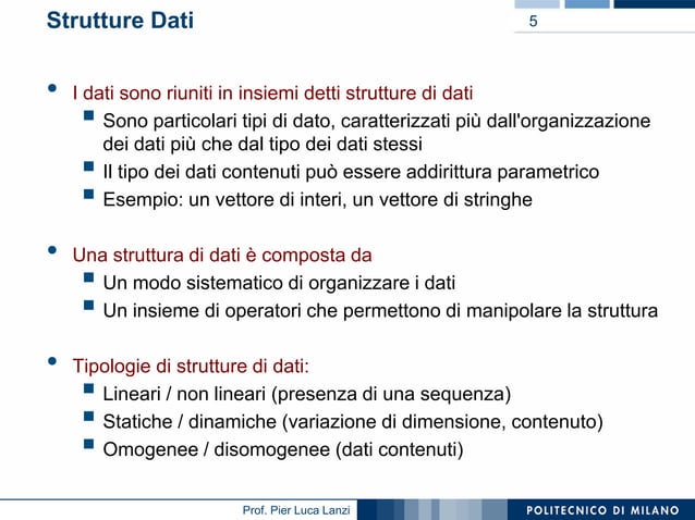 Algoritmi e Calcolo Parallelo 2012/2013 - Algoritmi e Strutture Dati | PPTX | Programming ...