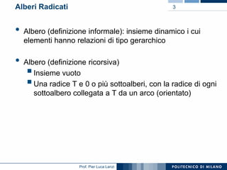 Algoritmi e Calcolo Parallelo 2012/2013 - Alberi | PPT