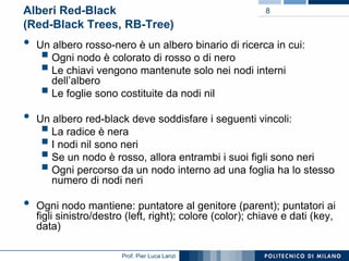 Algoritmi e Calcolo Parallelo 2012/2013 - Alberi Red-Black | PPTX