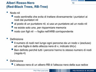 Algoritmi e Calcolo Parallelo 2012/2013 - Alberi Red-Black | PPTX