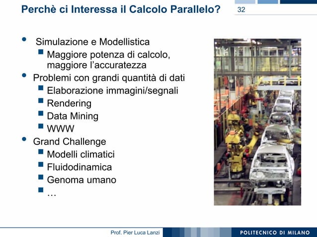 Algoritmi e Calcolo Parallelo 2012/2013 - Calcolo Parallelo | PPT