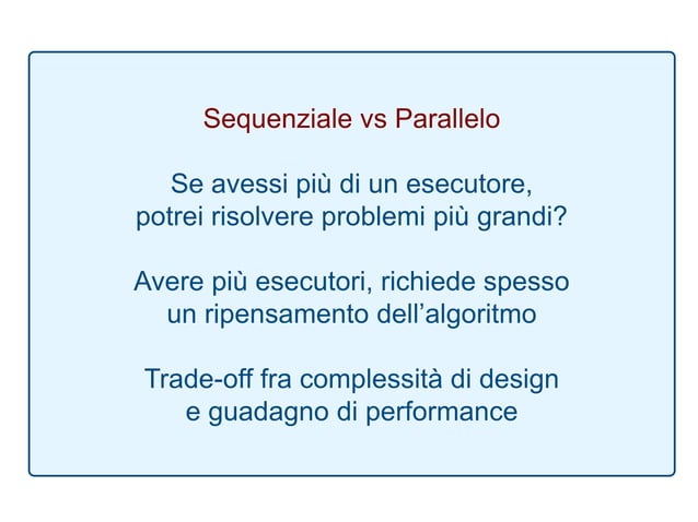 Algoritmi e Calcolo Parallelo 2012/2013 - Calcolo Parallelo | PPT
