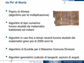 Algoritmi e Calcolo Parallelo 2012/2013 - Calcolo Parallelo | PPTX