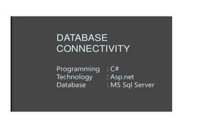Acp database | PPT