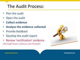 Acpet planning and conducting internal audit | PPTX