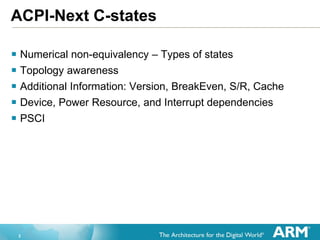 LCU13: ACPI power state mapping | PDF | Operating Systems | Computer Software and Applications
