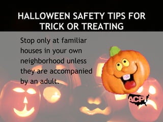 Halloween Safety Tips | PPT