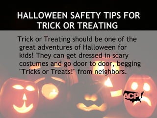 Halloween Safety Tips | PPT