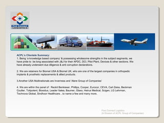 Acpl group (fcl)ppt (1) | PPT