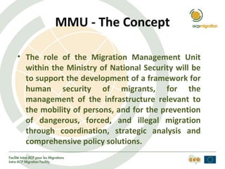 Migration Management - Towards the Future We Wantesentation 1 Mmu | PPT