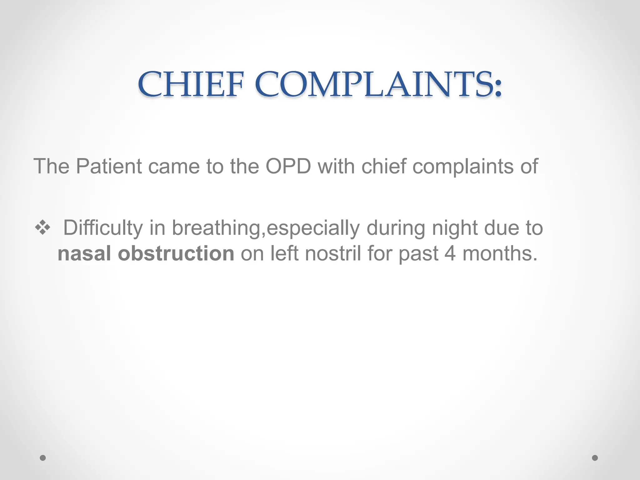 AC POLYP medical description of a patient | PPT