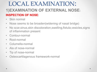 AC POLYP medical description of a patient | PPT