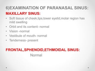 AC POLYP medical description of a patient | PPTX