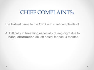 AC POLYP medical description of a patient | PPTX
