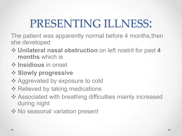 AC POLYP medical description of a patient | PPT