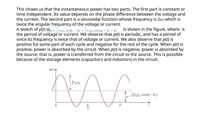 AC alternating current and power analysis | PPT