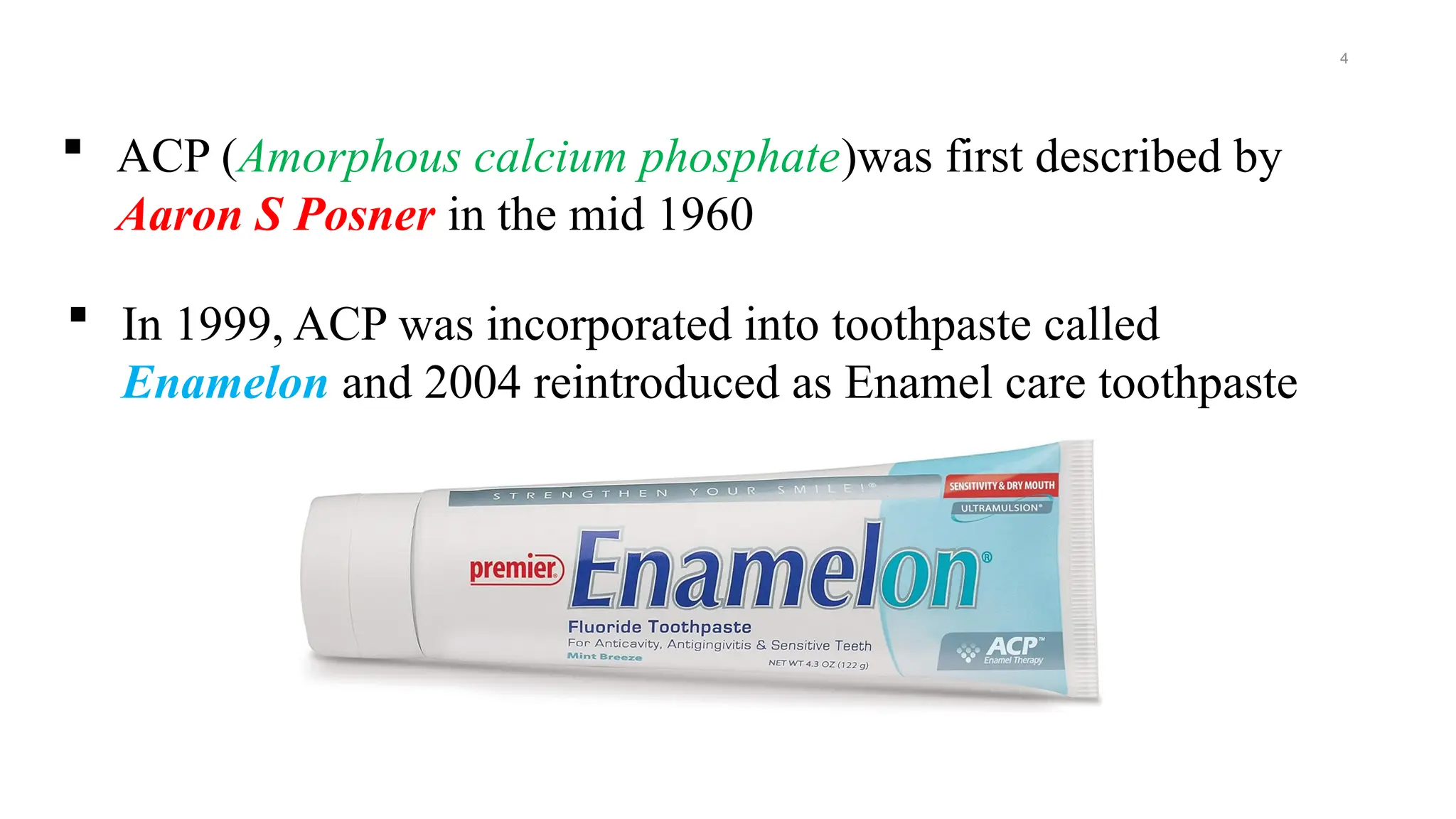 Casein Phosphopeptide-Amorphous Calcium Phosphate | PPTX