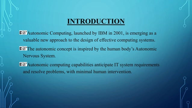 Autonomic Computing | PPTX
