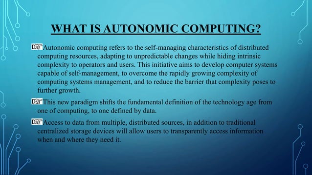 Autonomic Computing | PPTX
