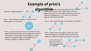 _A C program for Prim's Minimum Spanning Tree (MST) algorithm. The program is for adjacency m-2 ...