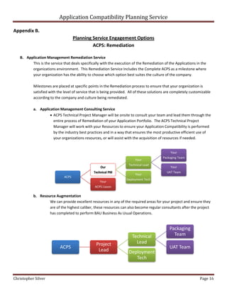 Application Compatibility Planning Service | PDF