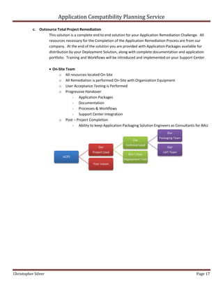 Application Compatibility Planning Service | PDF